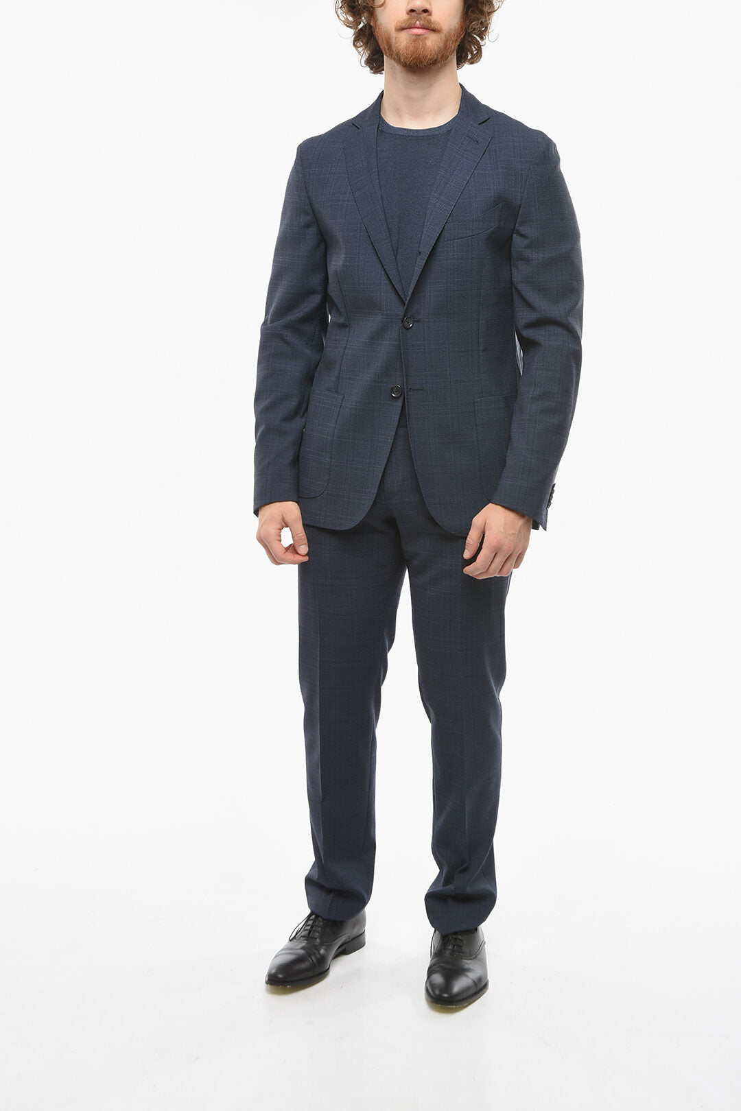 Corneliani – CC COLLECTION SMART SUIT District check REWARD SMART Suit ...