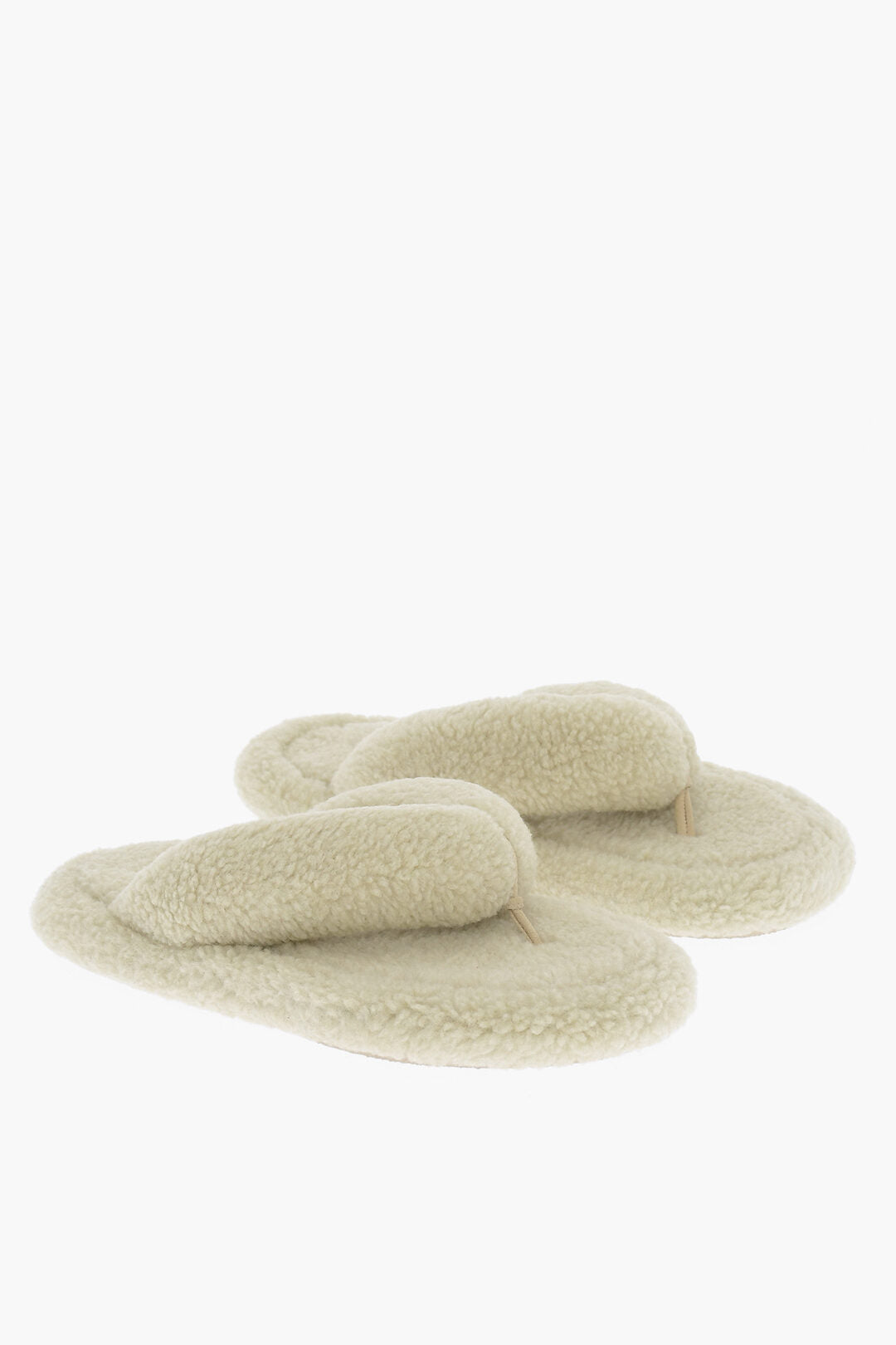 Maison Margiela – MM6 Solid Color Teddy Flip Flop – Women – Glamood Outlet