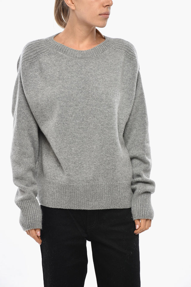 Sa Su Phi – Cashmere Crewneck Sweater with Open Back – Women – Glamood ...